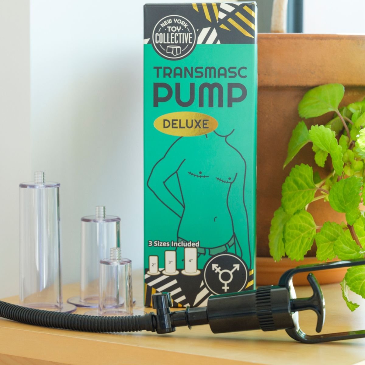 Trans Masc Pump Deluxe - Includes 3 cylinder sizes
